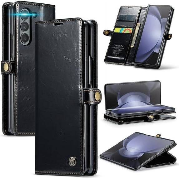 CACOCO-Wallet Case For Samsung Galaxy Z Fold5 2023,Magnetic Protect Pu ...