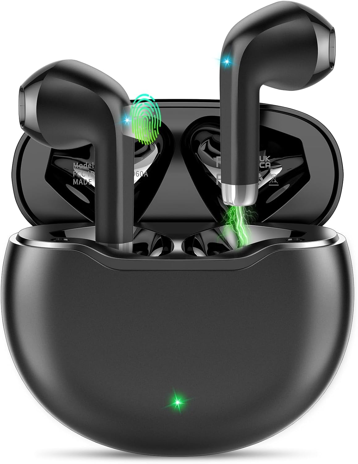 CACOCO-Wireless Earbuds, Mini Bluetooth 5.3 Headphones Hifi Stereo Ear ...