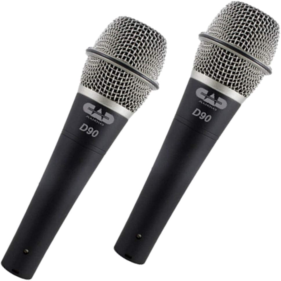 CAD Audio Premium Supercardioid Dynamic Handheld Microphone D90 (2-Pack ...