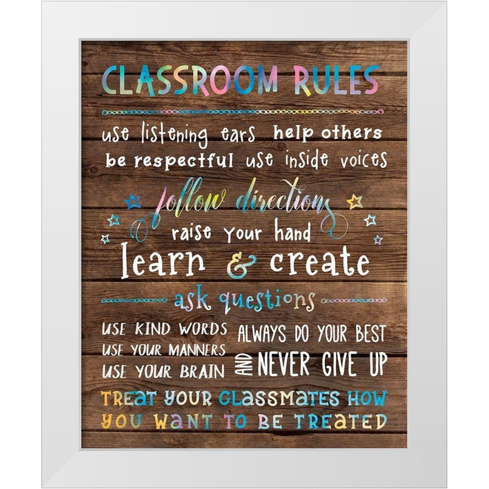 CAD DESIGNS 26x32 White Modern Wood Framed Museum Art Print Titled ...