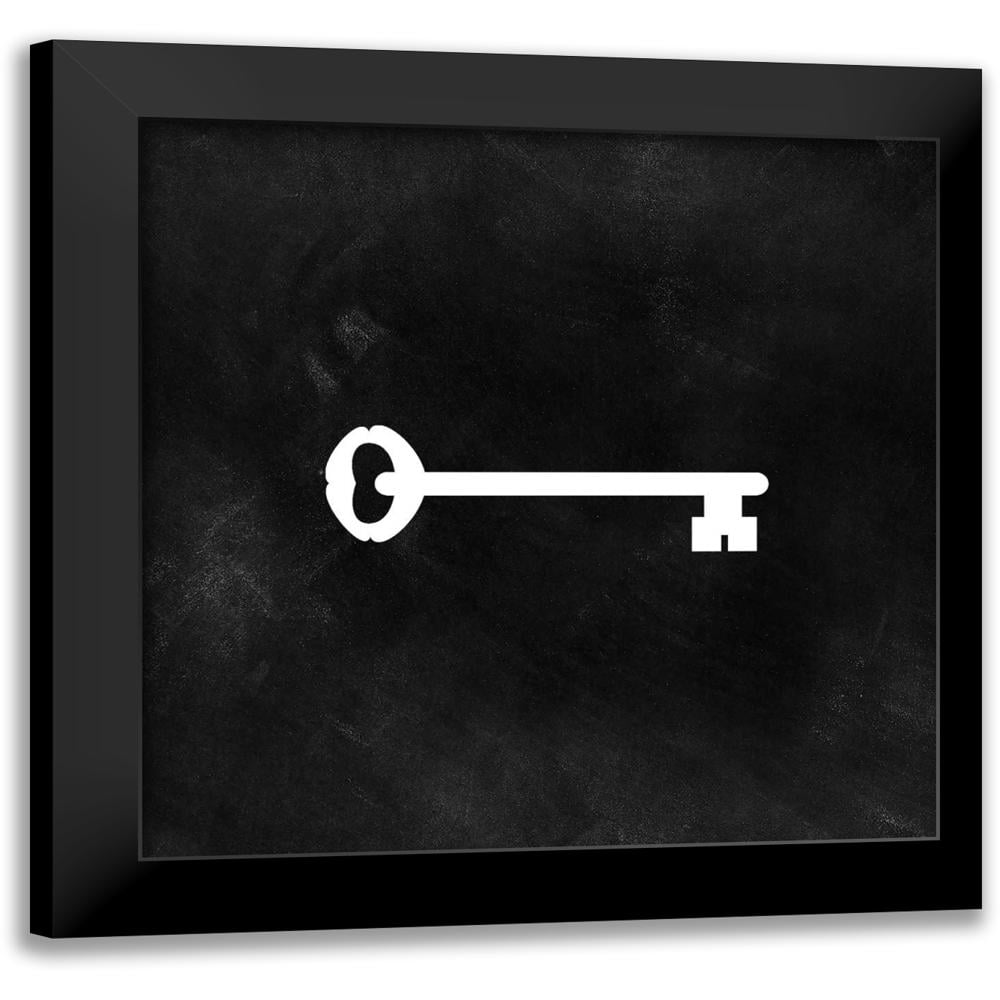 CAD Designs 12x12 Black Modern Framed Museum Art Print Titled - Lock ...