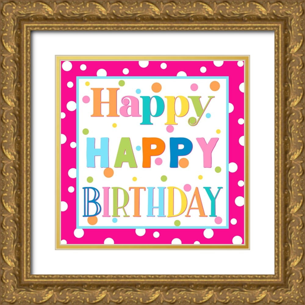CAD Designs 12x12 Gold Ornate Wood Framed with Double Matting Museum ...