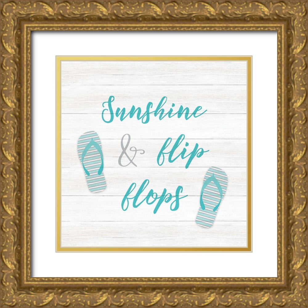 CAD Designs 15x15 Gold Ornate Wood Framed with Double Matting Museum ...