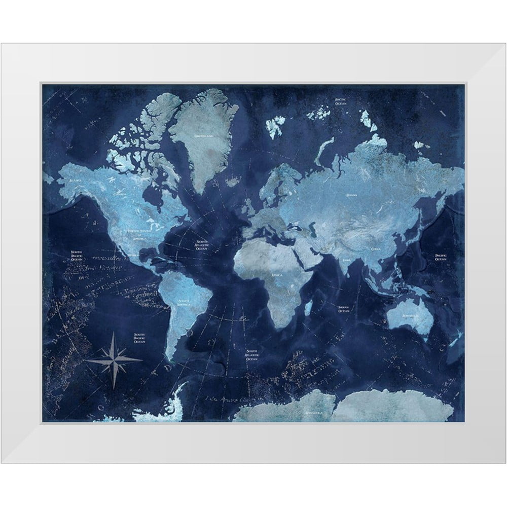 CAD Designs 18x15 White Modern Wood Framed Museum Art Print Titled ...
