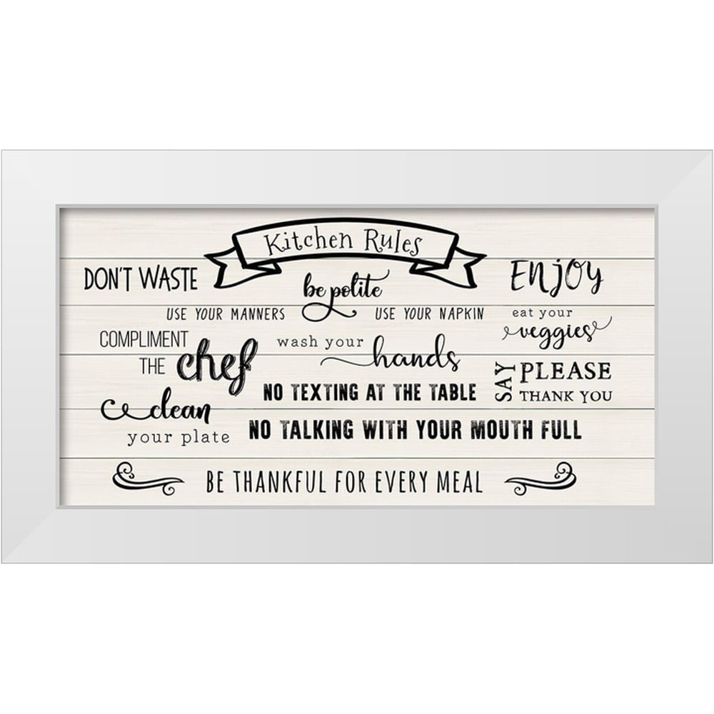 CAD Designs 24x14 White Modern Wood Framed Museum Art Print Titled ...