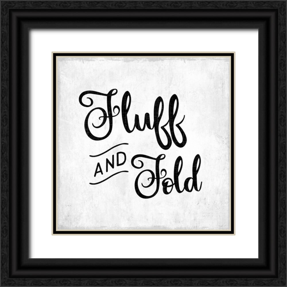 CAD Designs 26x26 Black Ornate Wood Framed with Double Matting Museum ...