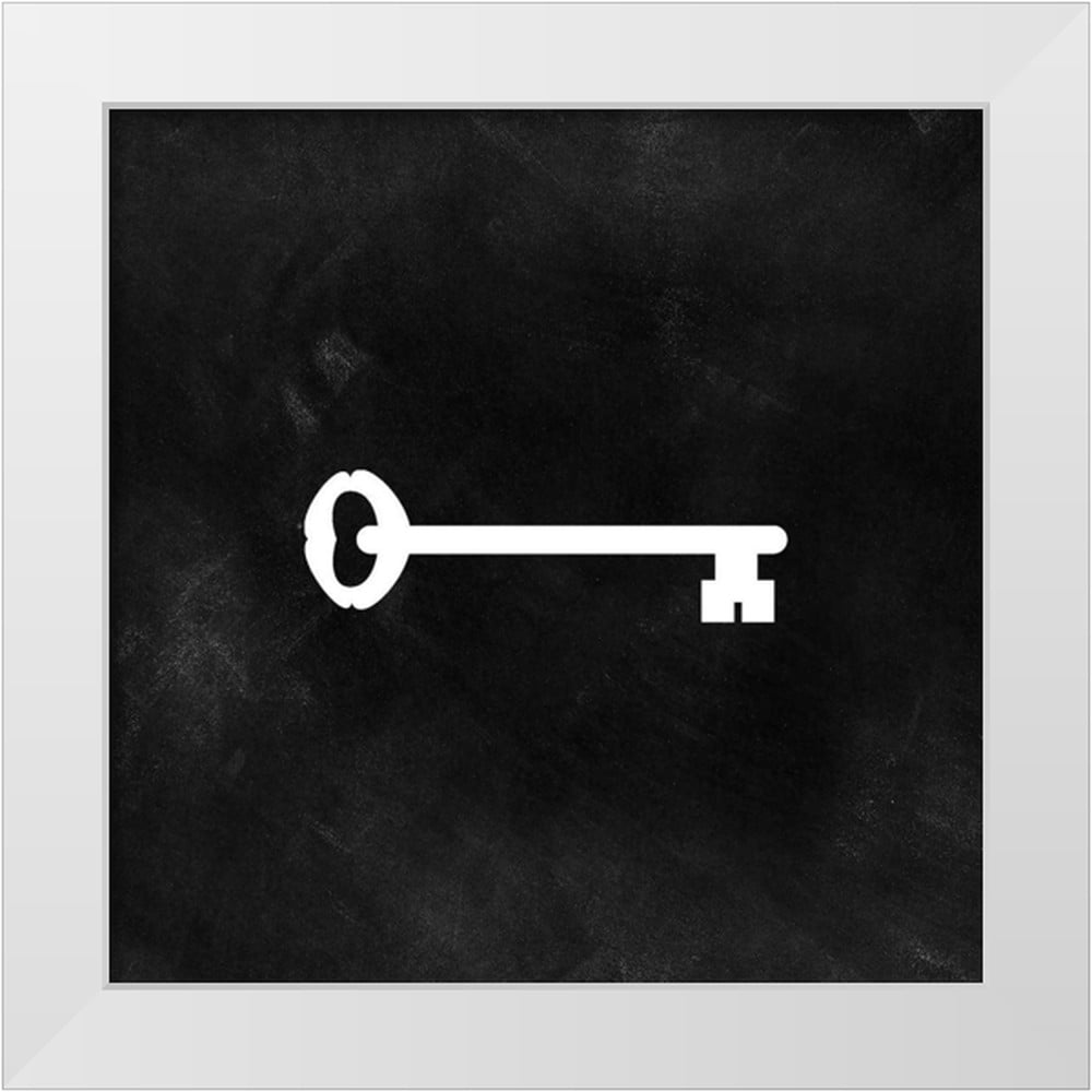CAD Designs 26x26 White Modern Wood Framed Museum Art Print Titled ...