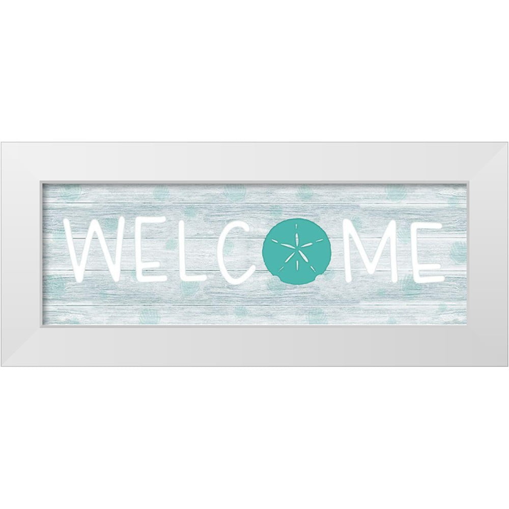 CAD Designs 32x13 White Modern Wood Framed Museum Art Print Titled ...