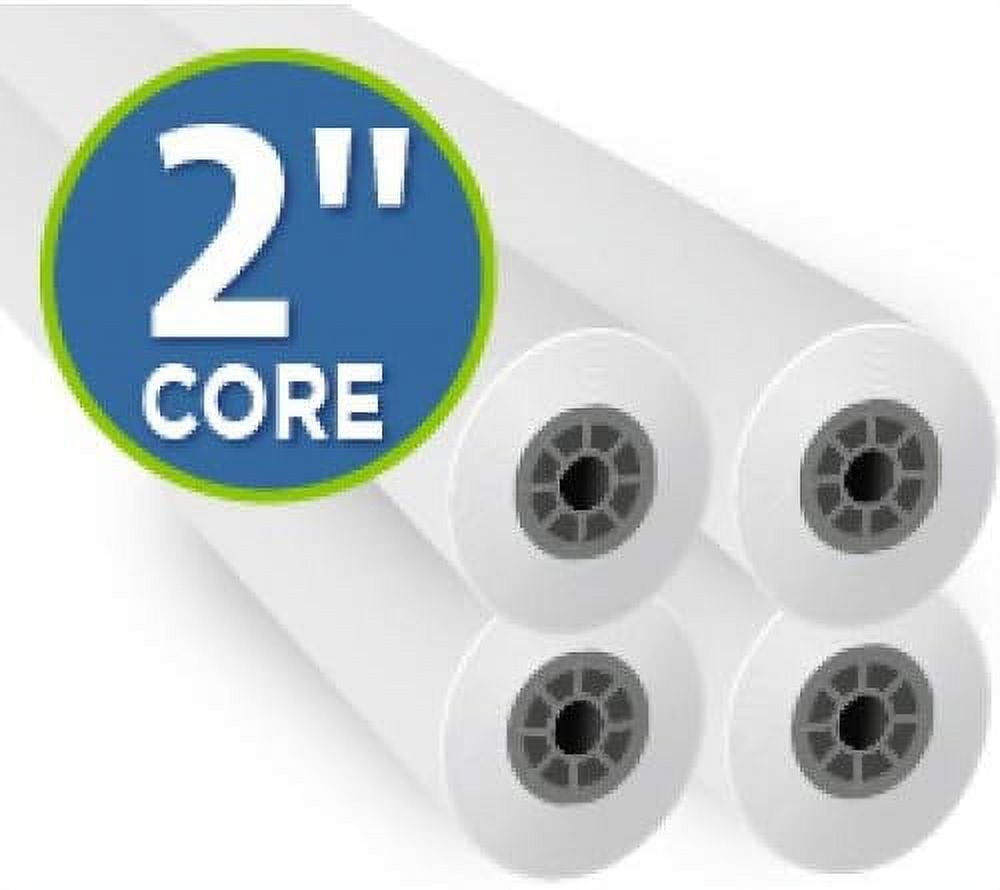 CAD Paper Rolls, 24" x 150', 92 Bright, 20 lb. Inkjet Bond, 2" core ...