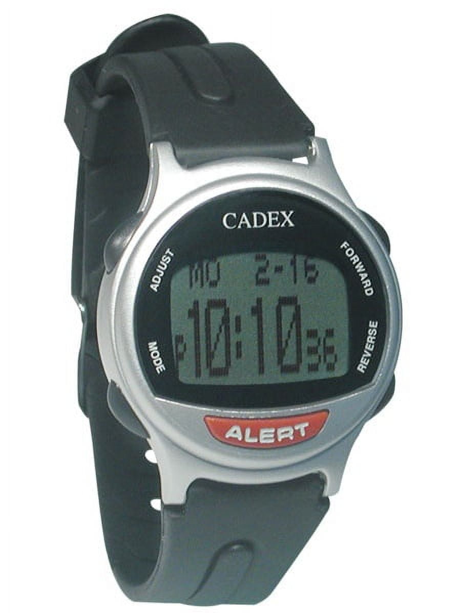 CADEX 12-Alarm Medical Alert Watch for Seniors, Diabetes Emergency ...