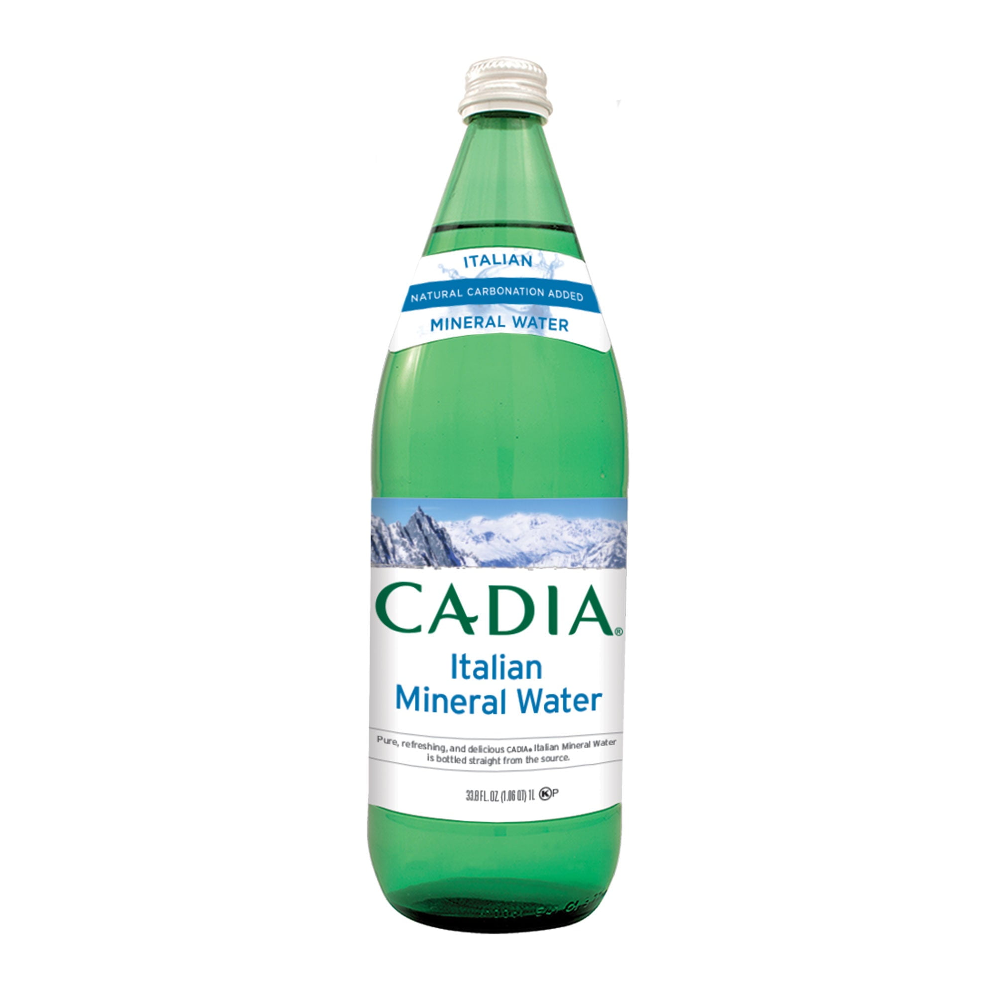 Cadia Sparkling Italian Mineral Water, 33.8 fl. oz. - Walmart.com