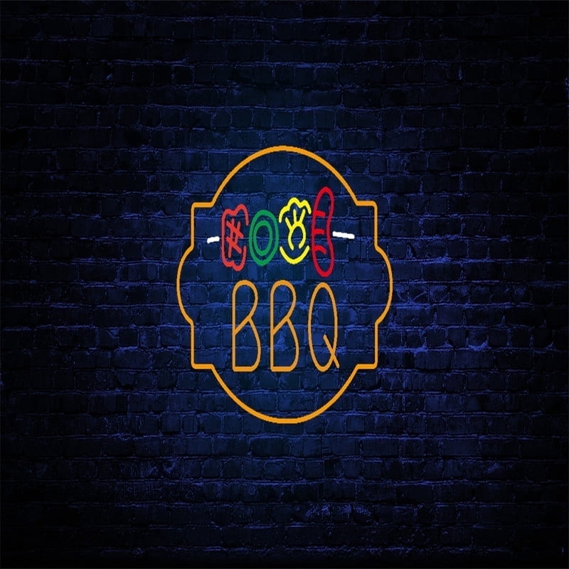 CADODIS BBQ Neon Sign LED Light Barbecue Design Restaurant Pub Man Cave ...