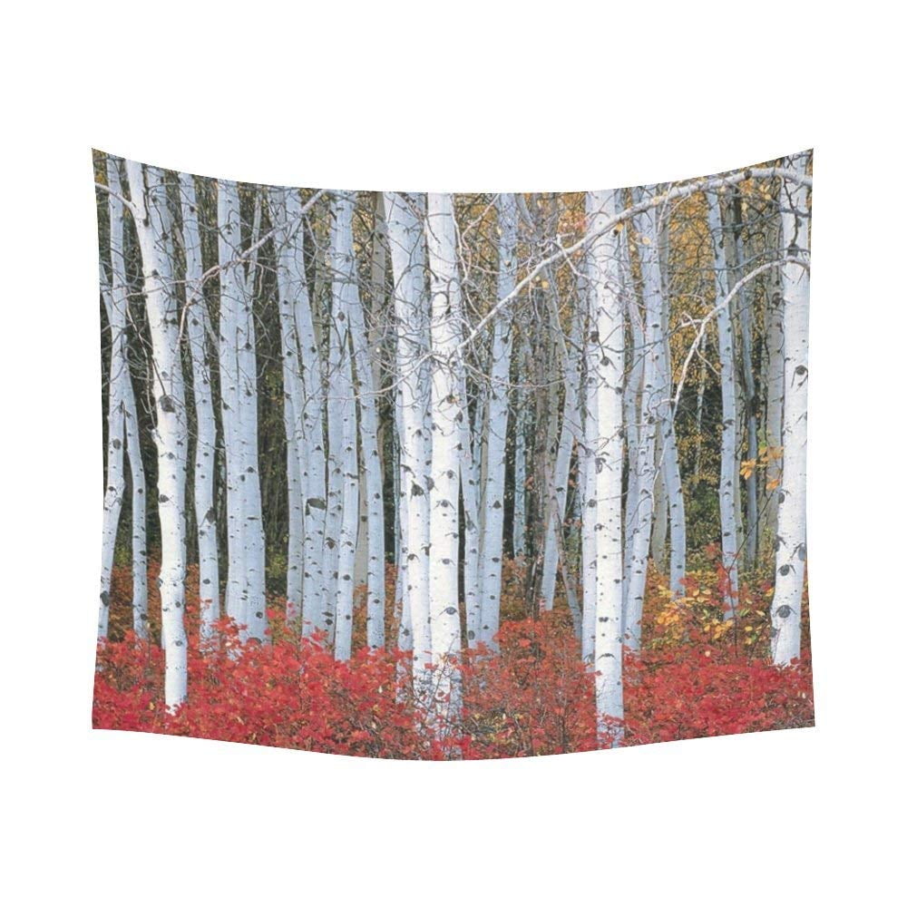 CADecor Birch Tree Wall Tapestry Wall Hanging Wall Art Home Decor 51x60 ...