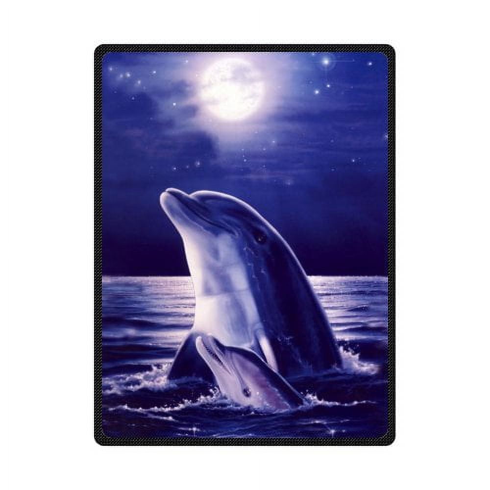 CADecor Dolphin Fleece Blanket Throw Blanket 58x80 inches - Walmart.com