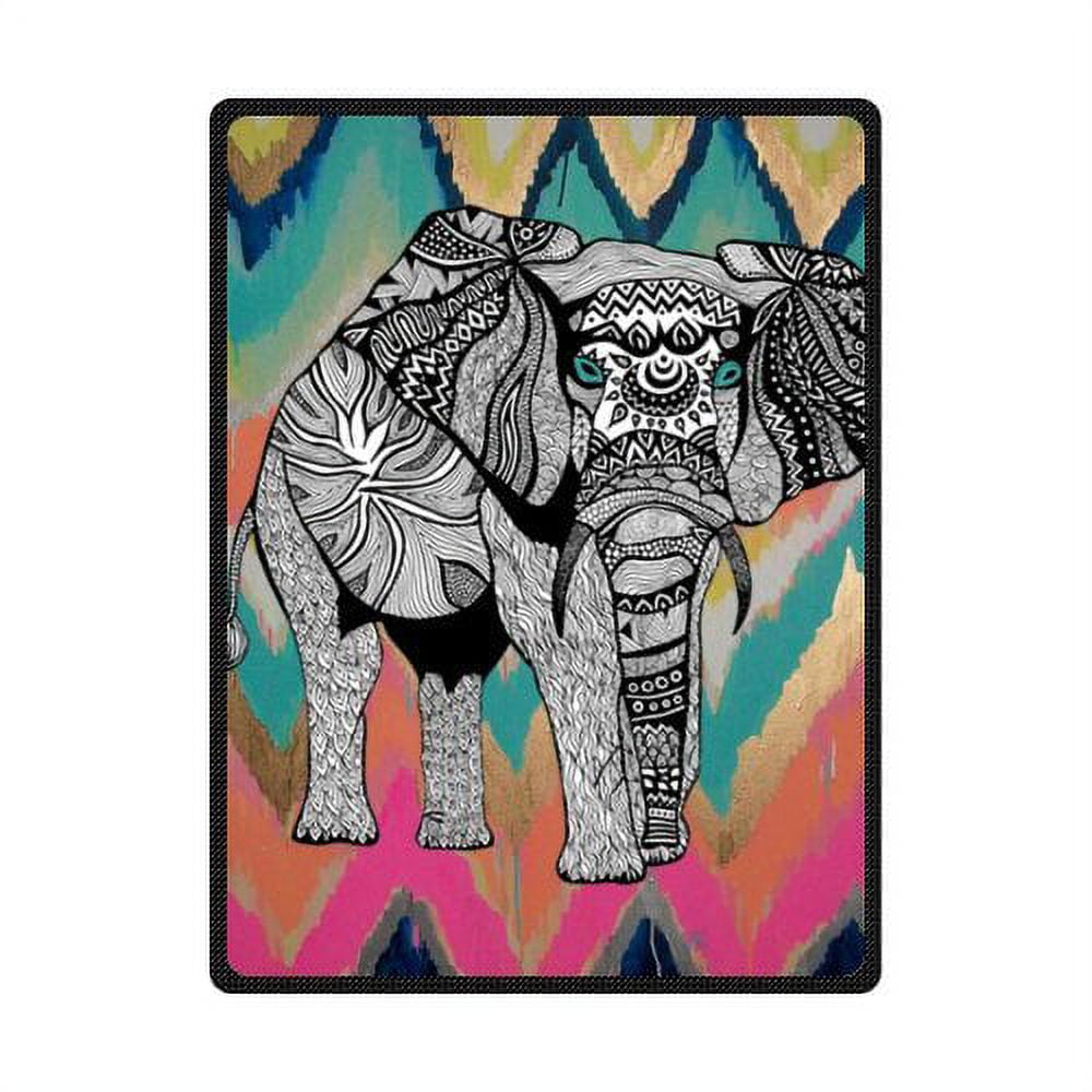 CADecor Elephant Fleece Blanket Throw Blanket 58x80 inches - Walmart.com