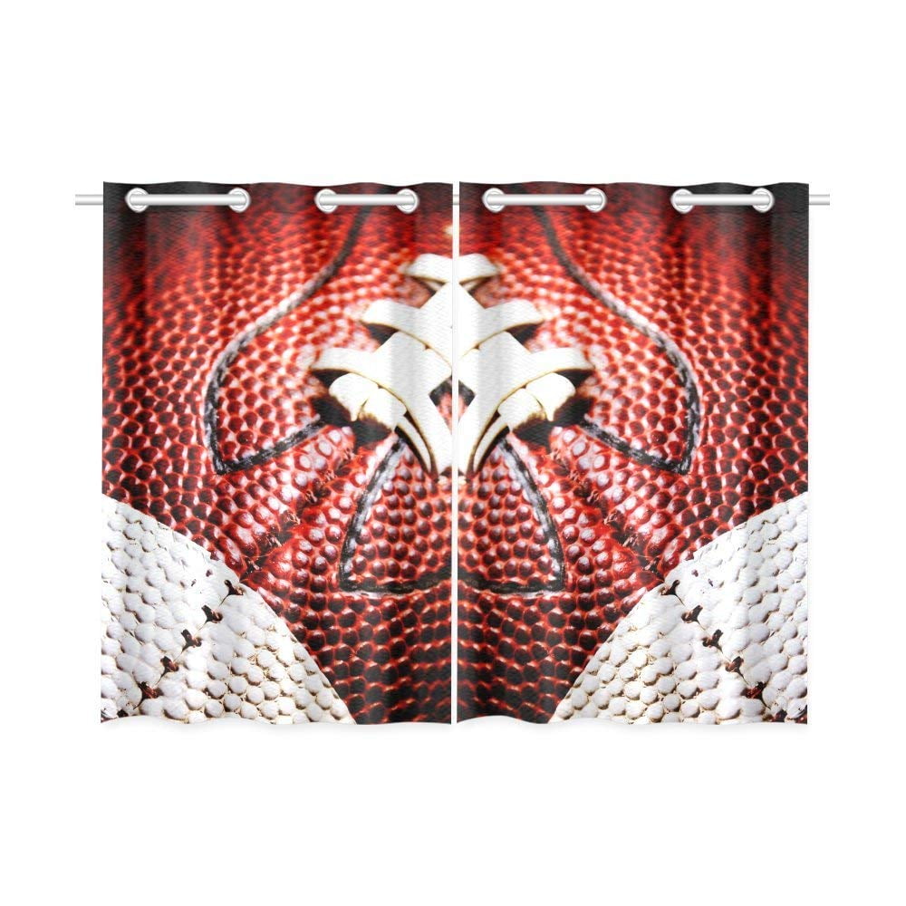 CADecor Football Window Curtain Window Treatments Kitchen Curtains ...