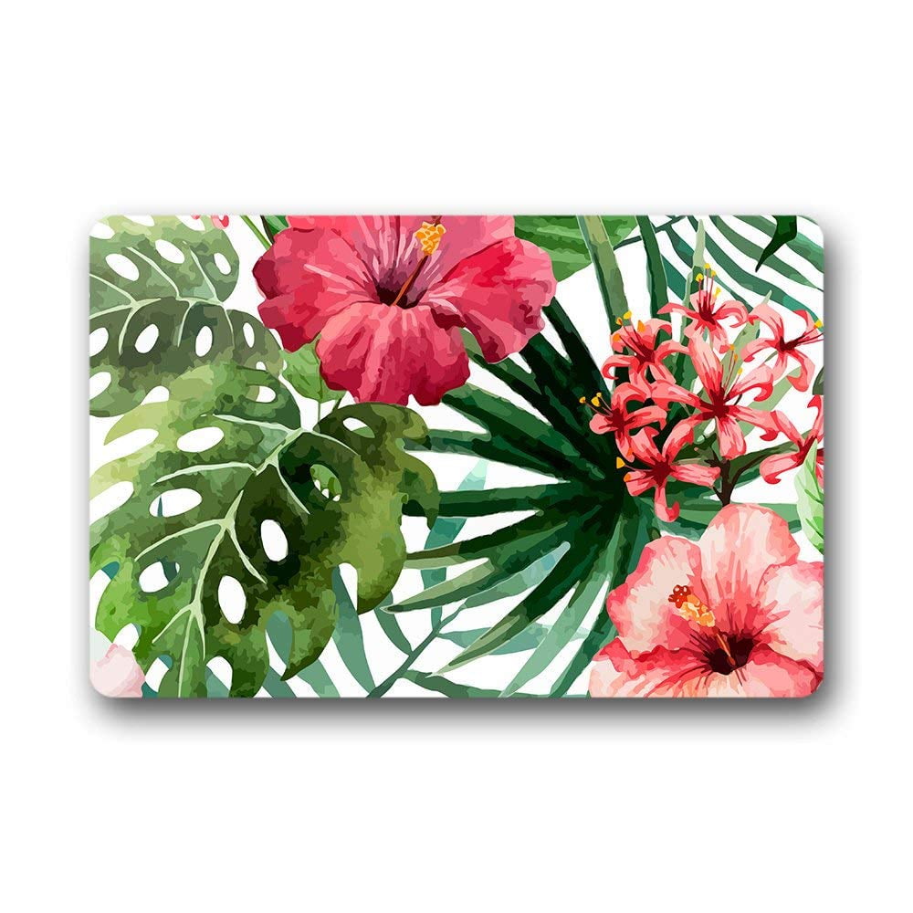 CADecor Tropical Doormat Indoor Outdoor Floor Rug 30x18 inches ...