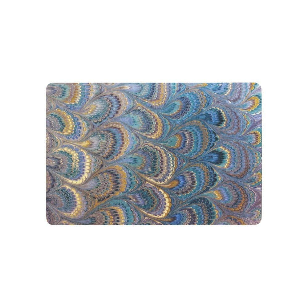 CADecor Vintage Peacock Feather Door Mat Home Decor Indoor Outdoor ...