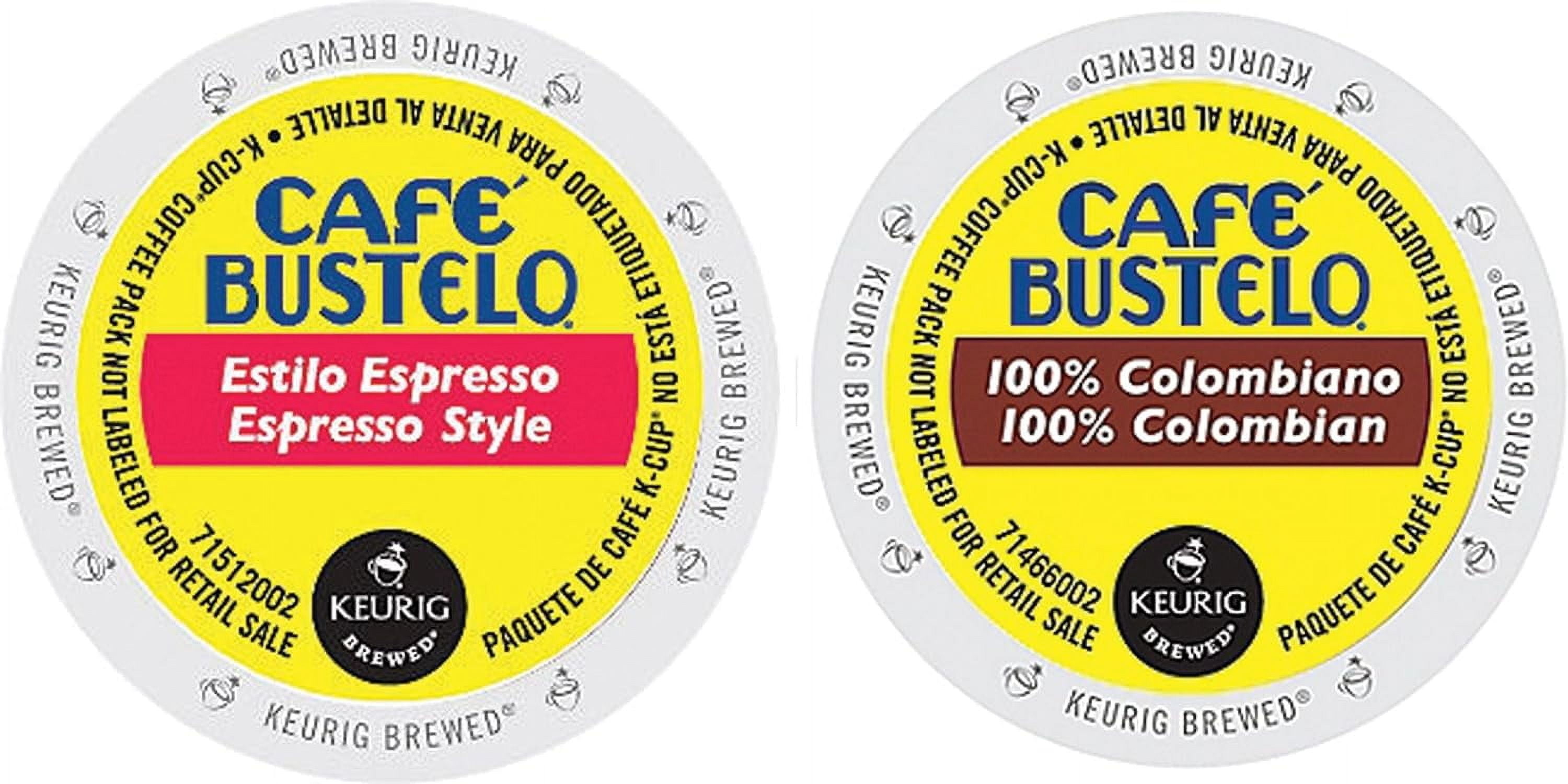 CAFE BUSTELO Espresso & Colombian K-cup Pack for Breakroom - Walmart ...