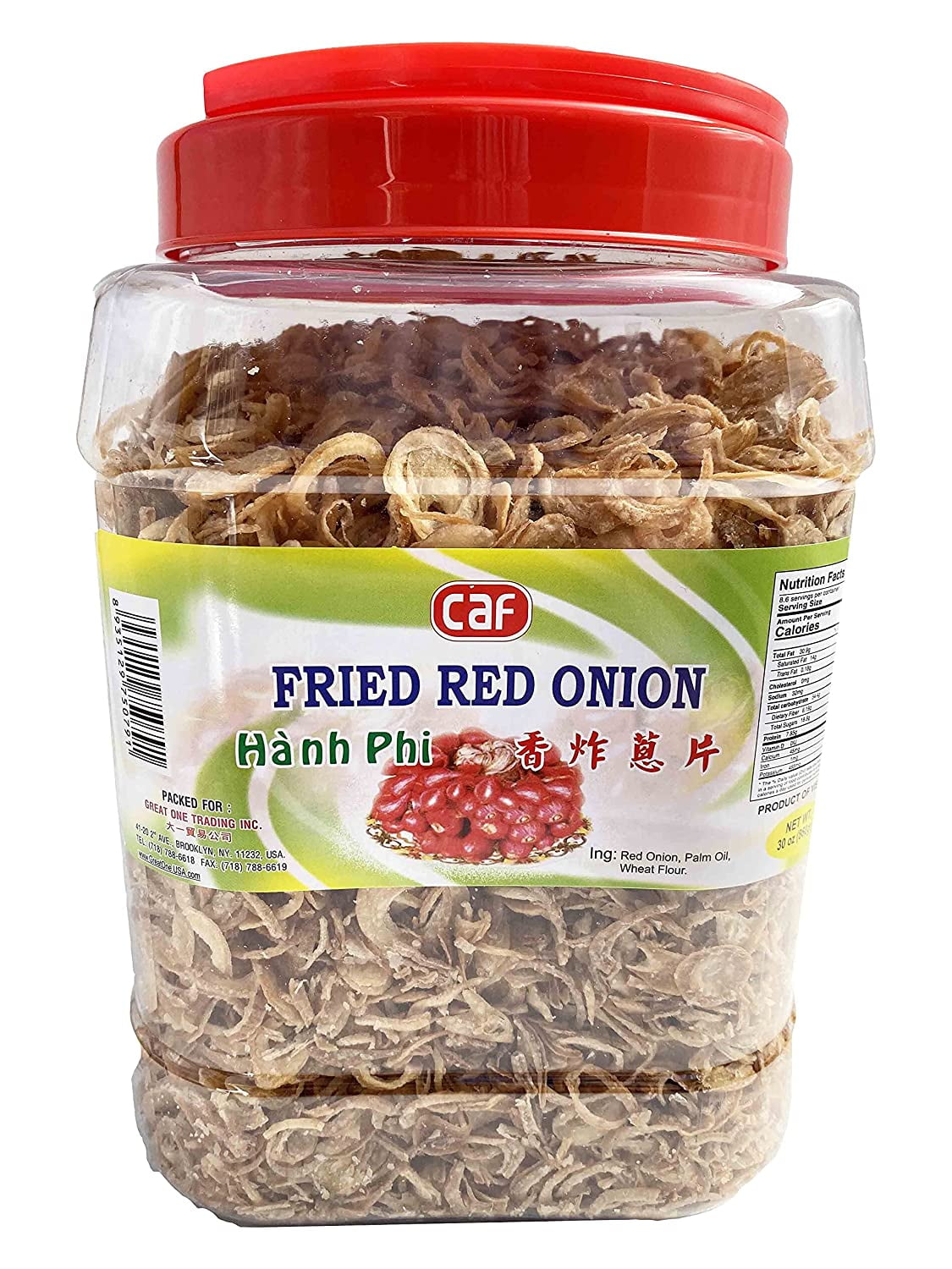 CAF Fried Shallot, Fried Red Onion,1.8 lbs (850g), Fried Red Onions ...