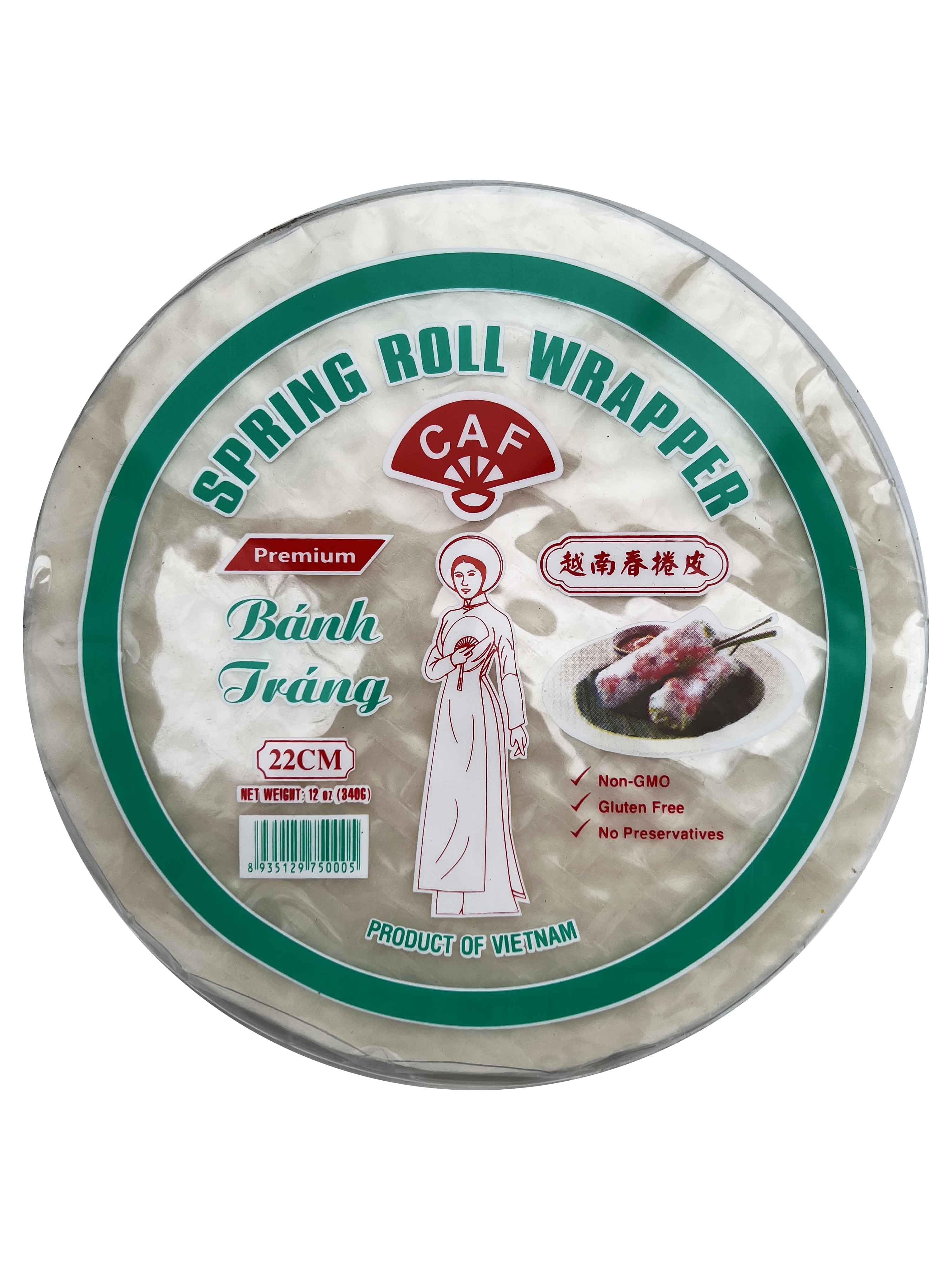 CAF Premium Vietnamese Spring Roll Wrapper, 12oz Round 22cm - Walmart.com
