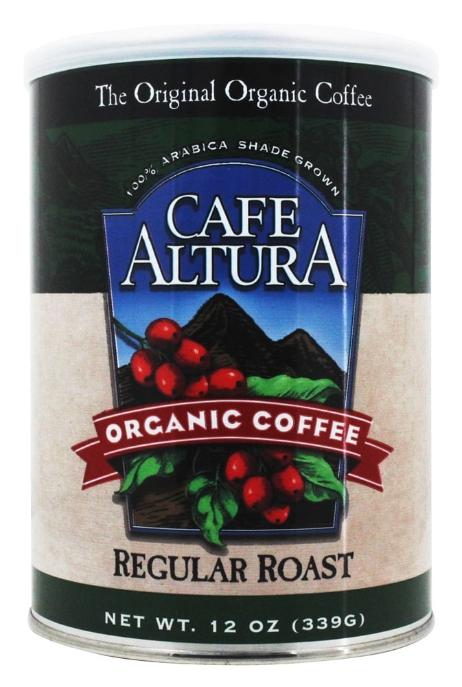 CAFE ALTURA COFFEE GRND REG RST ORG, 12 OZ - Walmart.com