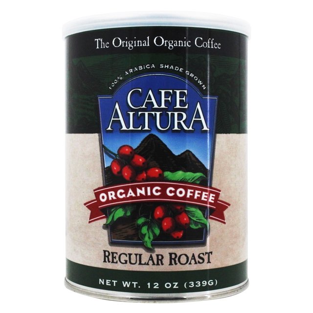 CAFE ALTURA COFFEE GRND REG RST ORG, 12 OZ - Walmart.com