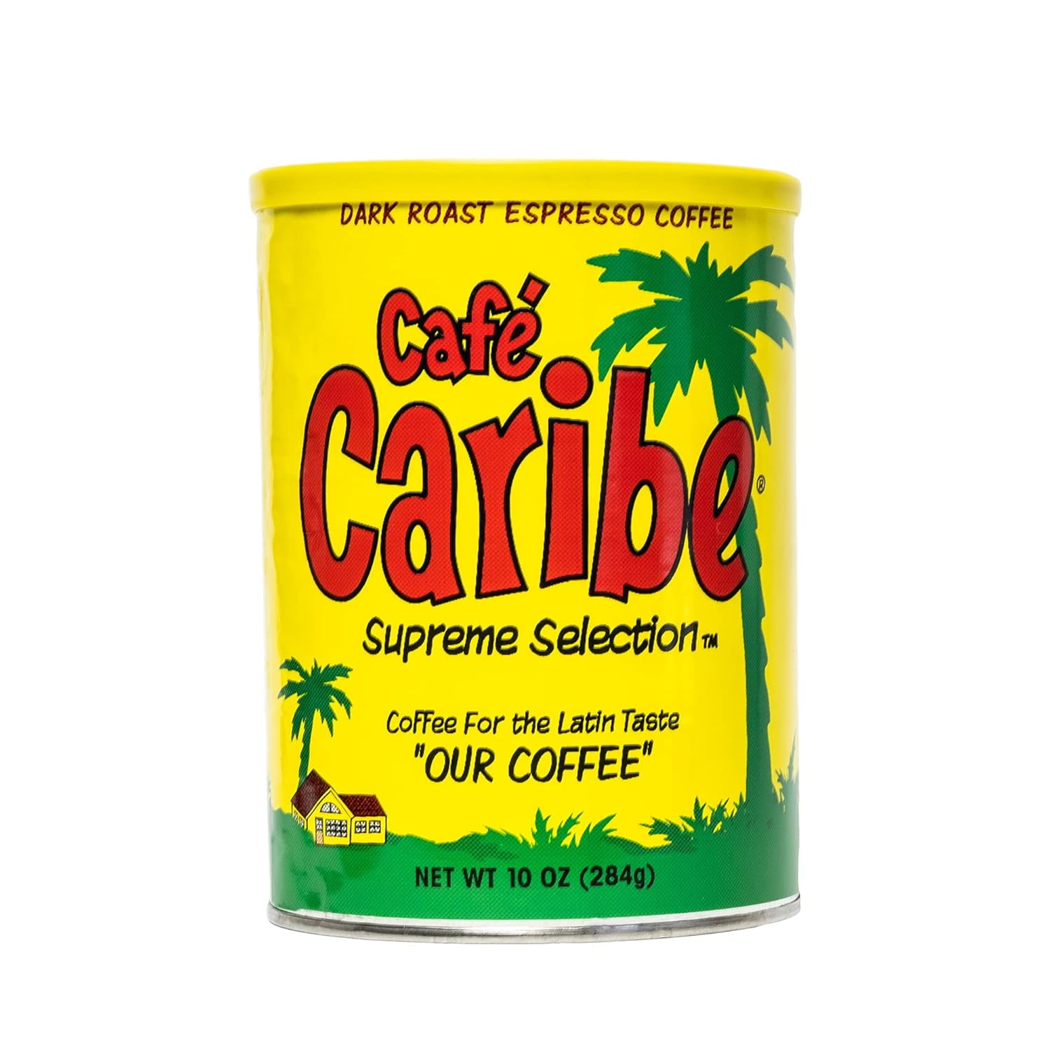 CAFE CARIBE Espresso Coffee, Dark Roast, 100% Espresso Ground Coffee ...