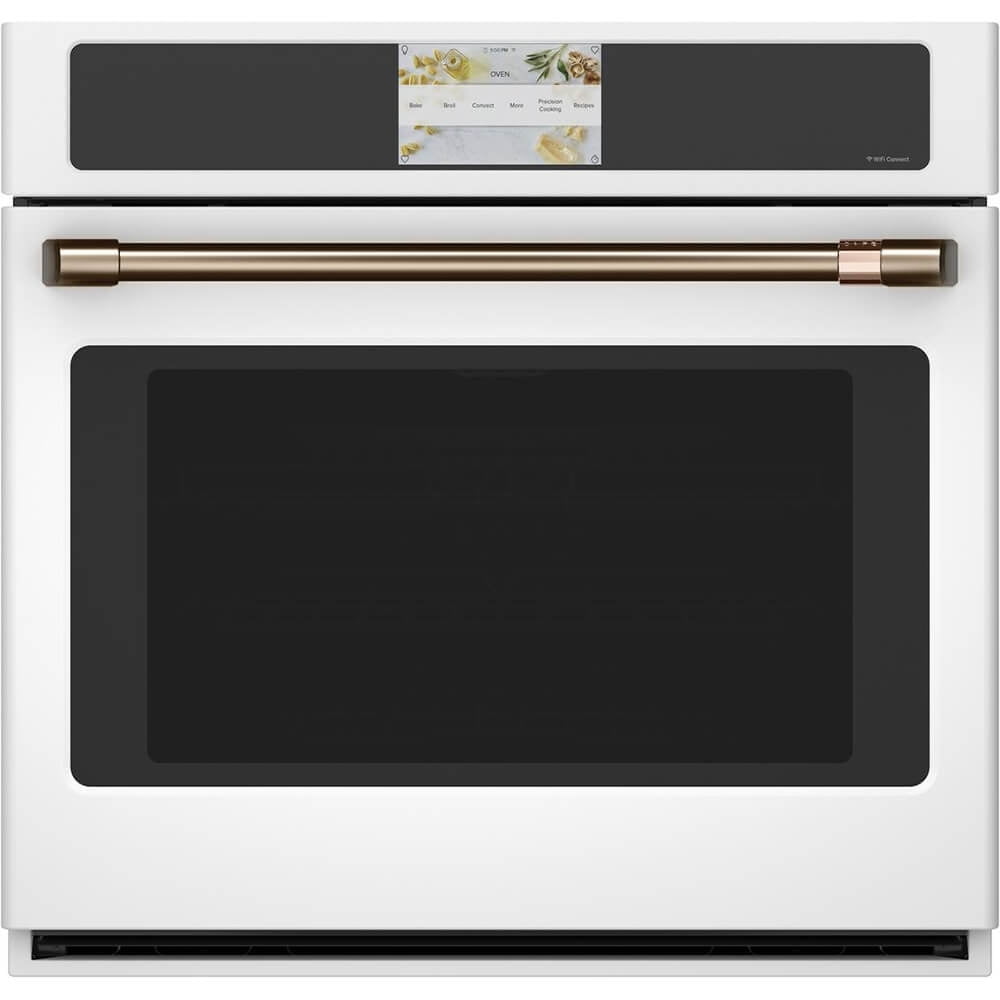 Café CTS90DP4NW2 30 inch Matte White Smart Built-In Convection Single ...