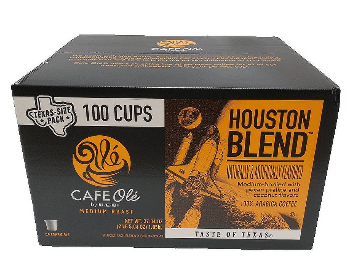 Cafe Ole by HEB, Houston Blend Coffee, Medium Roast, Pecan Praline ...