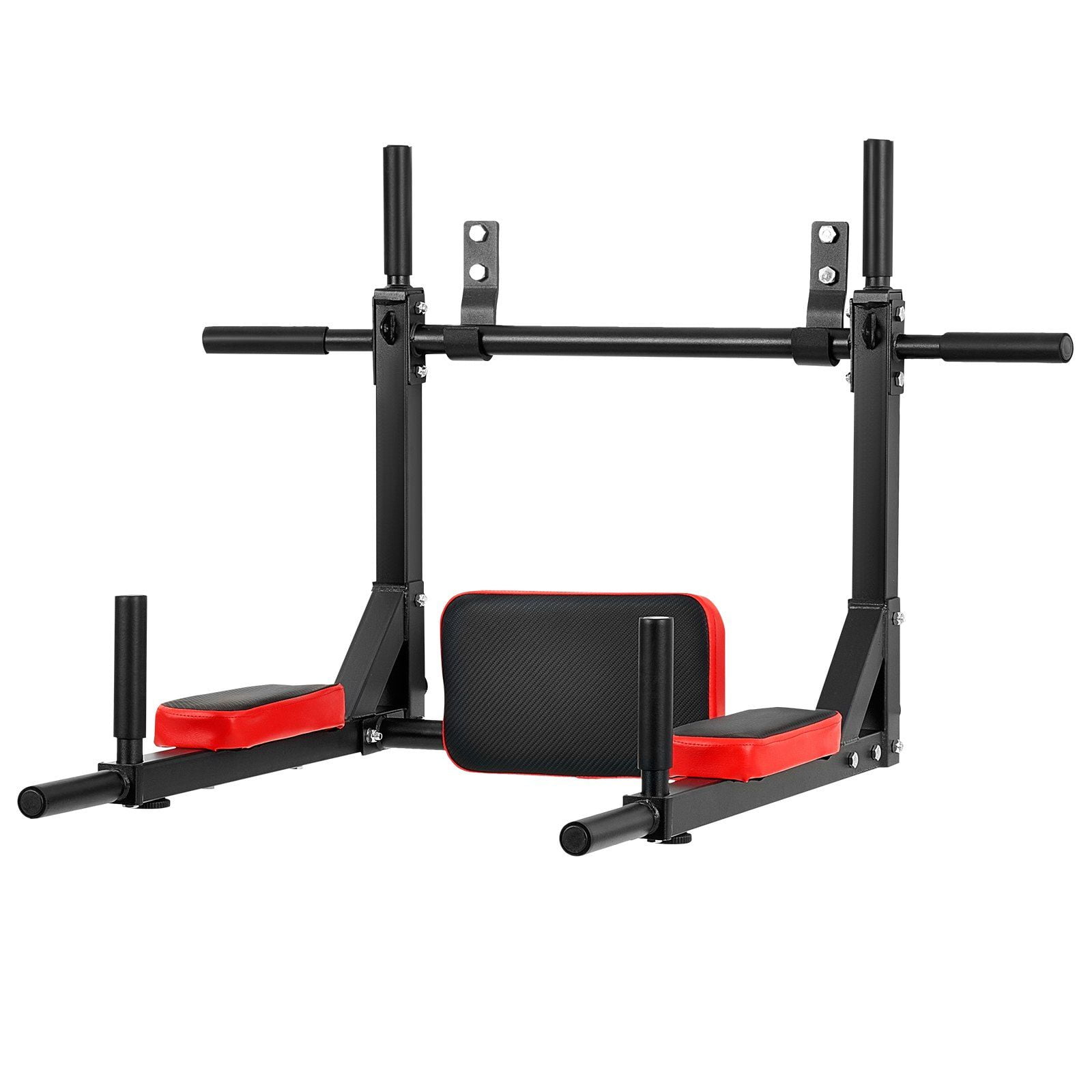 CAFORKP All-in-One Steel Pull Up and Dip Station Wall Mounted ...