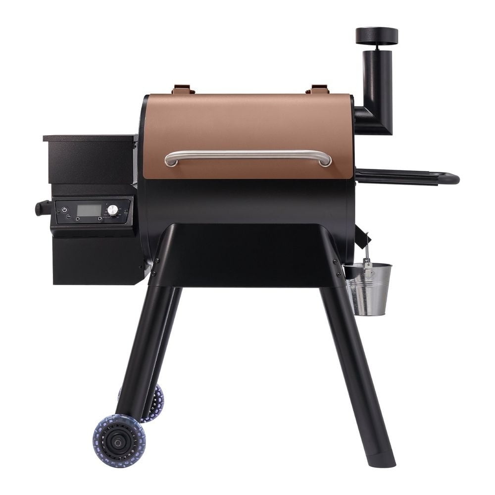 CAFORKP Electric Wood Pellet Grill, 575 Sq.in Smoker with Digital ...