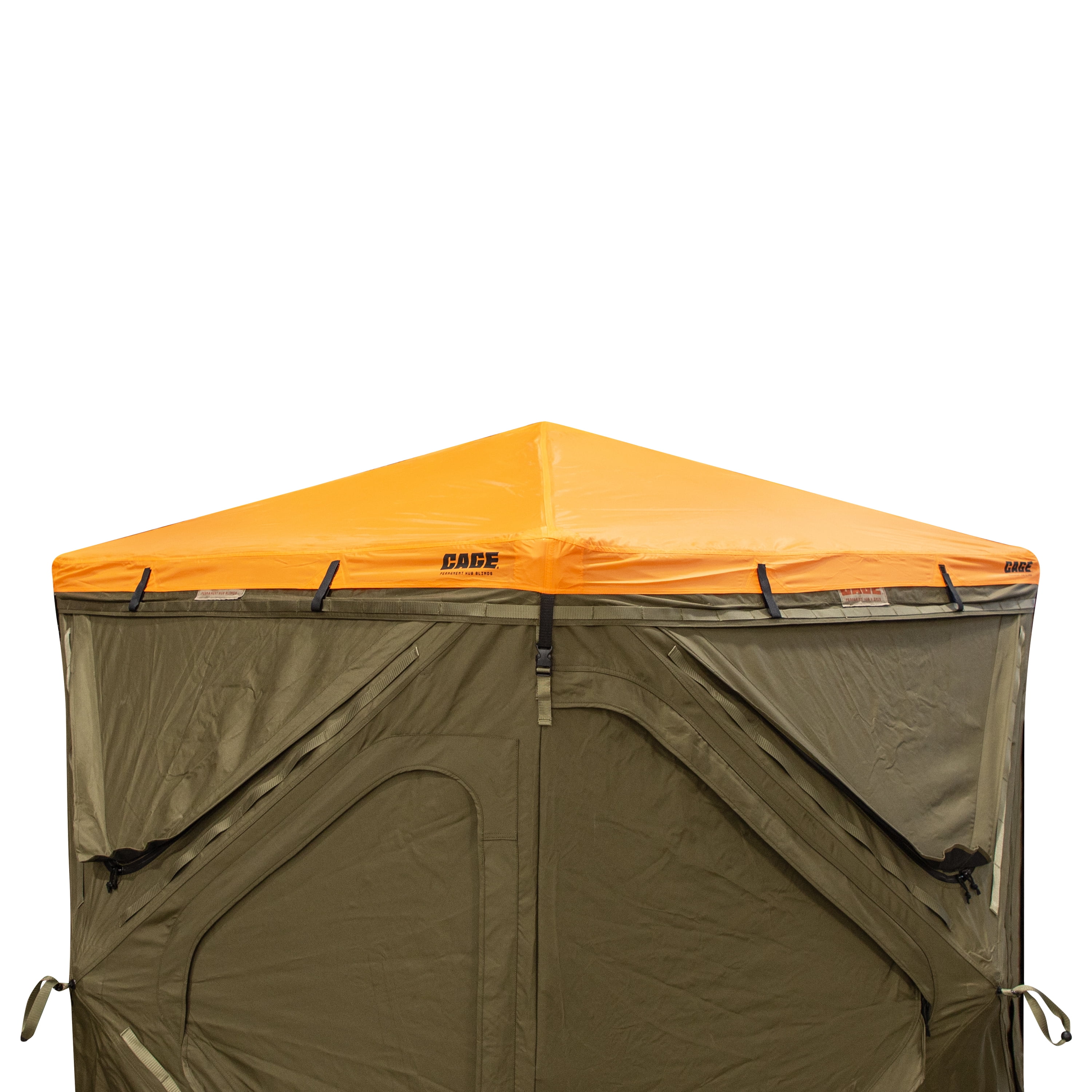 CAGE® Permanent Hub Blinds, Blaze Orange Safety Cap, For Use With R30 ...