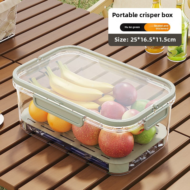 CAI Jianling Camping outdoor portable fresh-keeping box, long-lasting refrigerated storage box ...