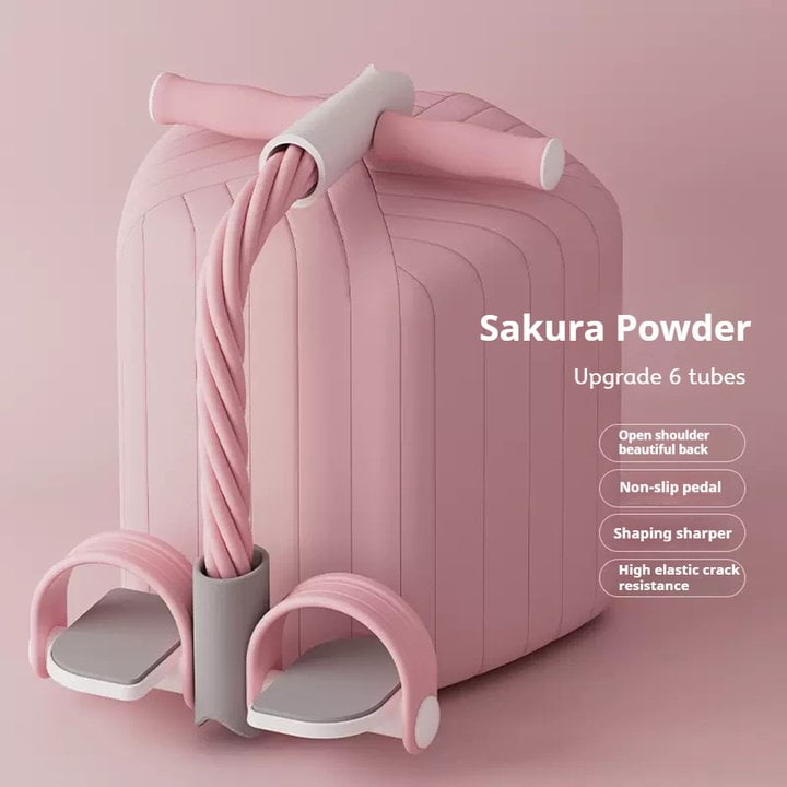 CAI Jianling Yoga Pedal Puller Multifunction Tension Rope 6-Tube ...