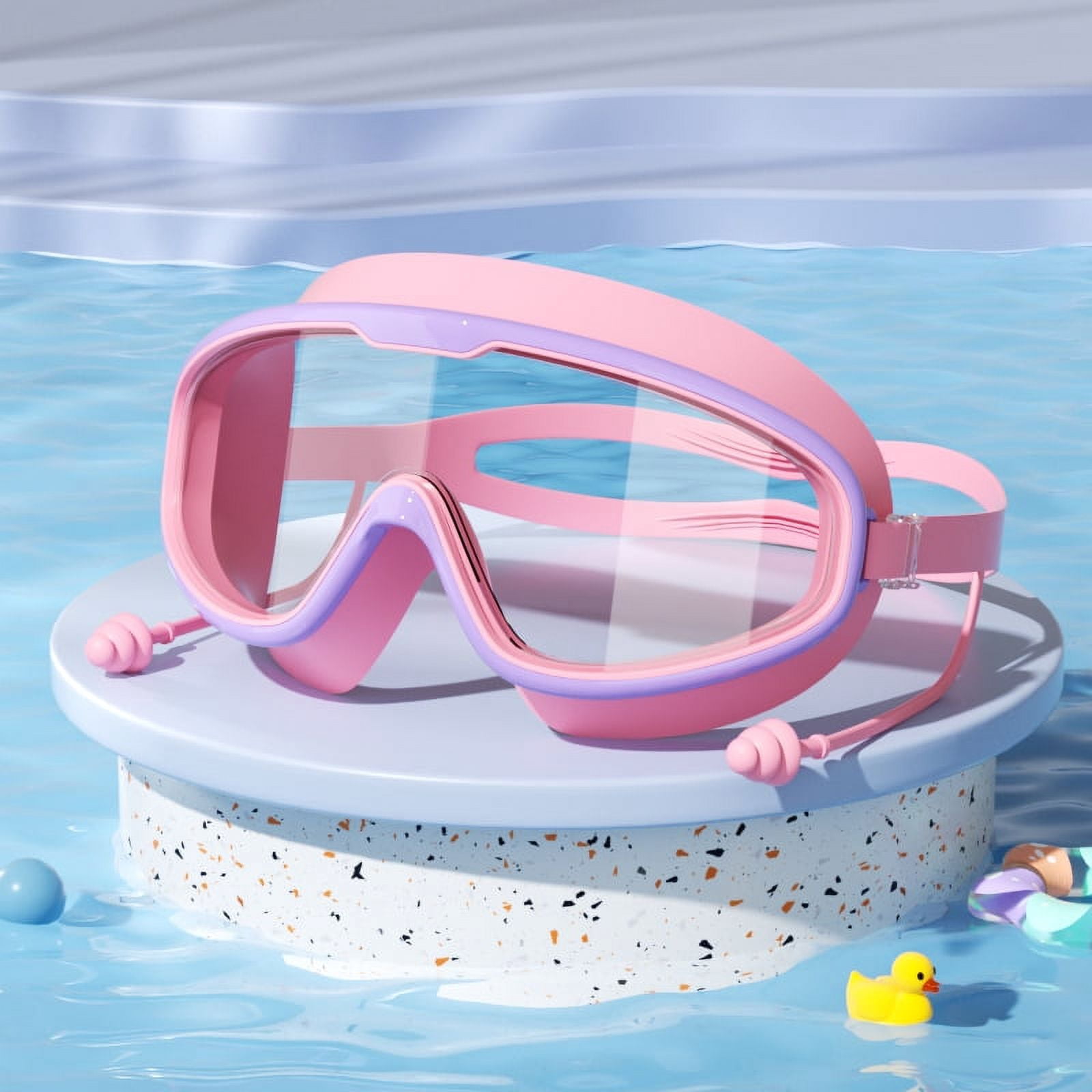 CAI JianlingKids Swimming Goggles Big Frame HD View Anti-fog Waterproof ...