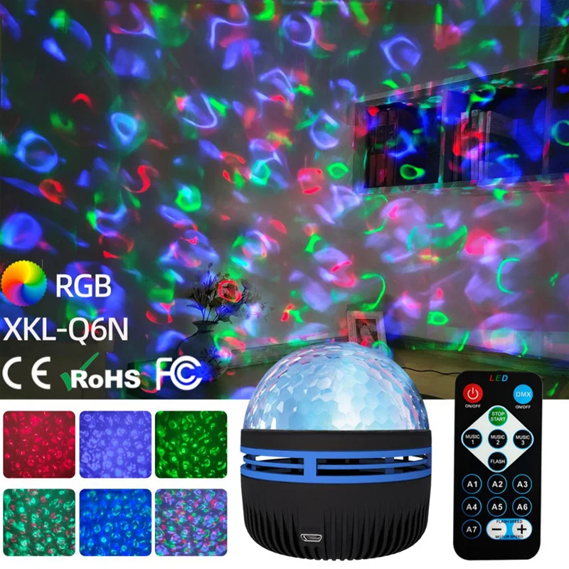 CAI JianlingStarry Sky Projector Light Remote Control Rotating Aurora ...