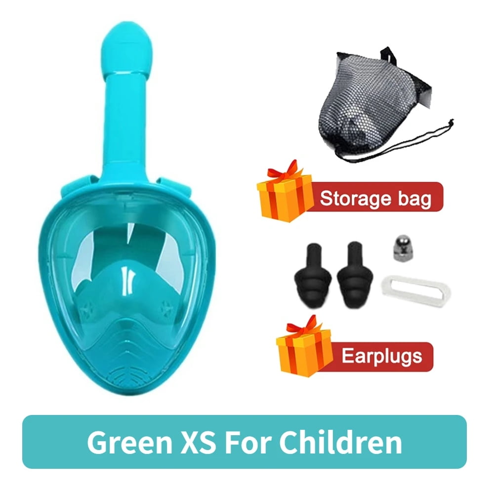 CAI JianlingUnderwater Snorkeling Full Face Children Swimming Mask Set ...