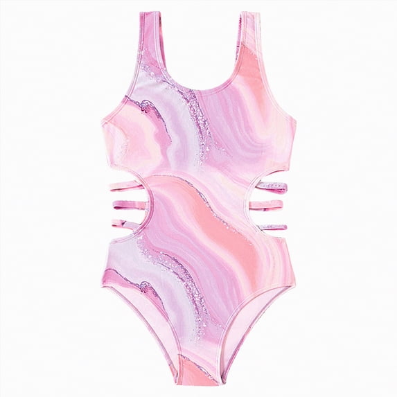 CAICJ98 2025 Cut Out One Piece Swimsuits Girls High-Cut Bathing Suit ...