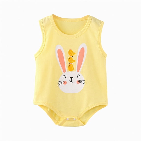 CAICJ98 Baby Boy Romper Sleeveless Cotton Linen Bodysuit Tank Top One ...