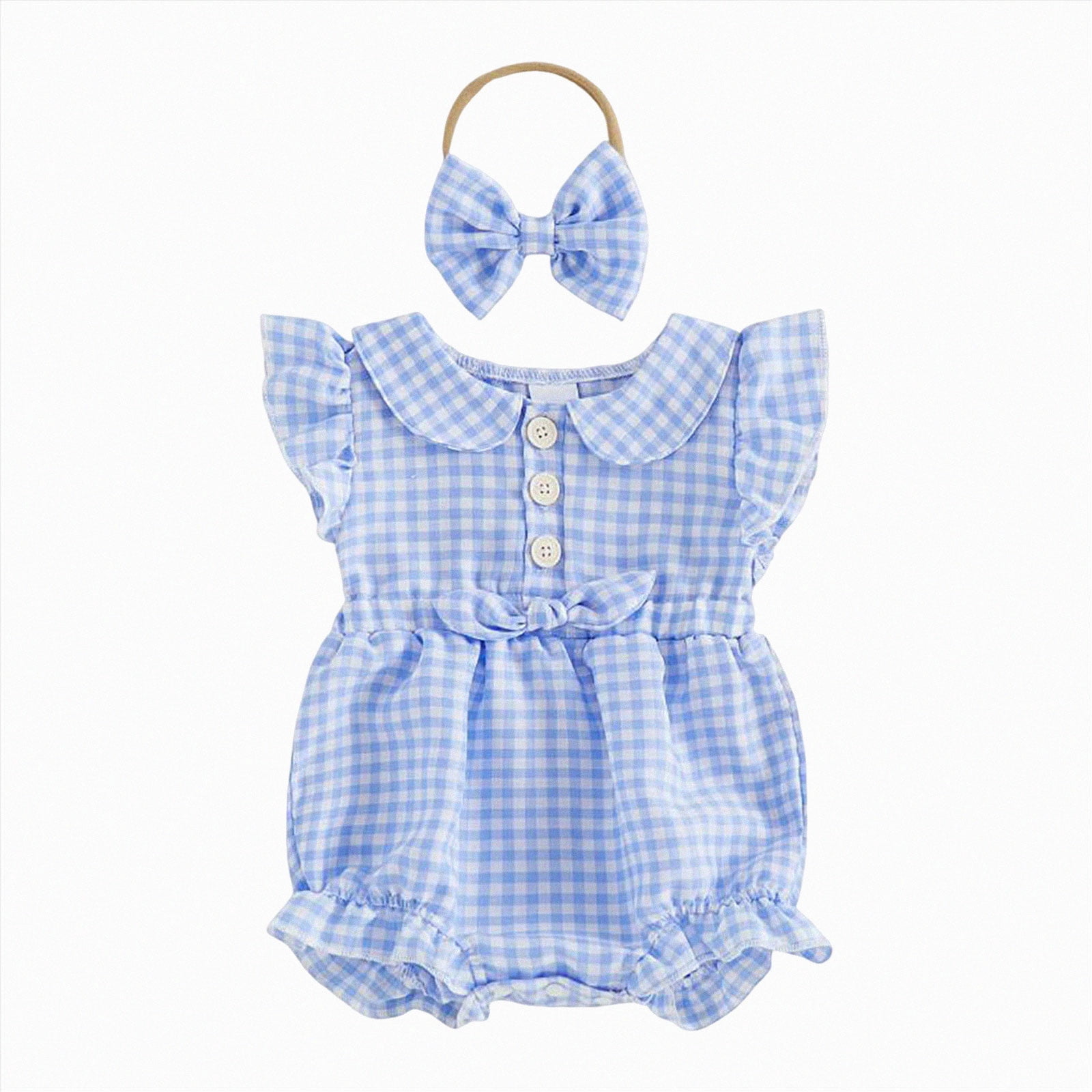 CAICJ98 Baby Girl Clothes Toddler Girl Summer Outfit Infant Romper ...