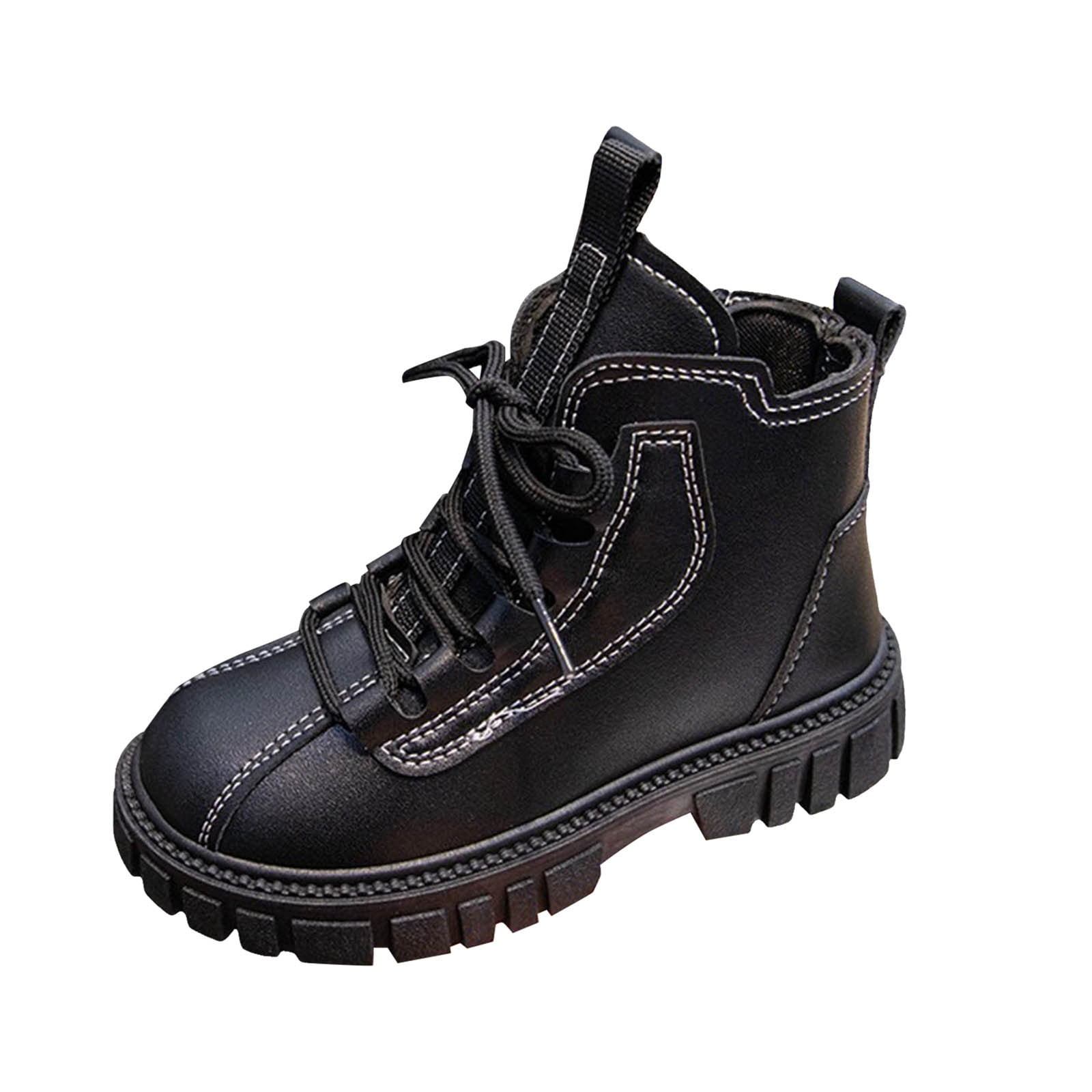 CAICJ98 Boy Toddler Boots Hiking Outdoor Waterproof Lace-up Comfort ...