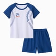 CAICJ98 Boys Athletic Set Back to School Outfit Short Sleeve Collared ...
