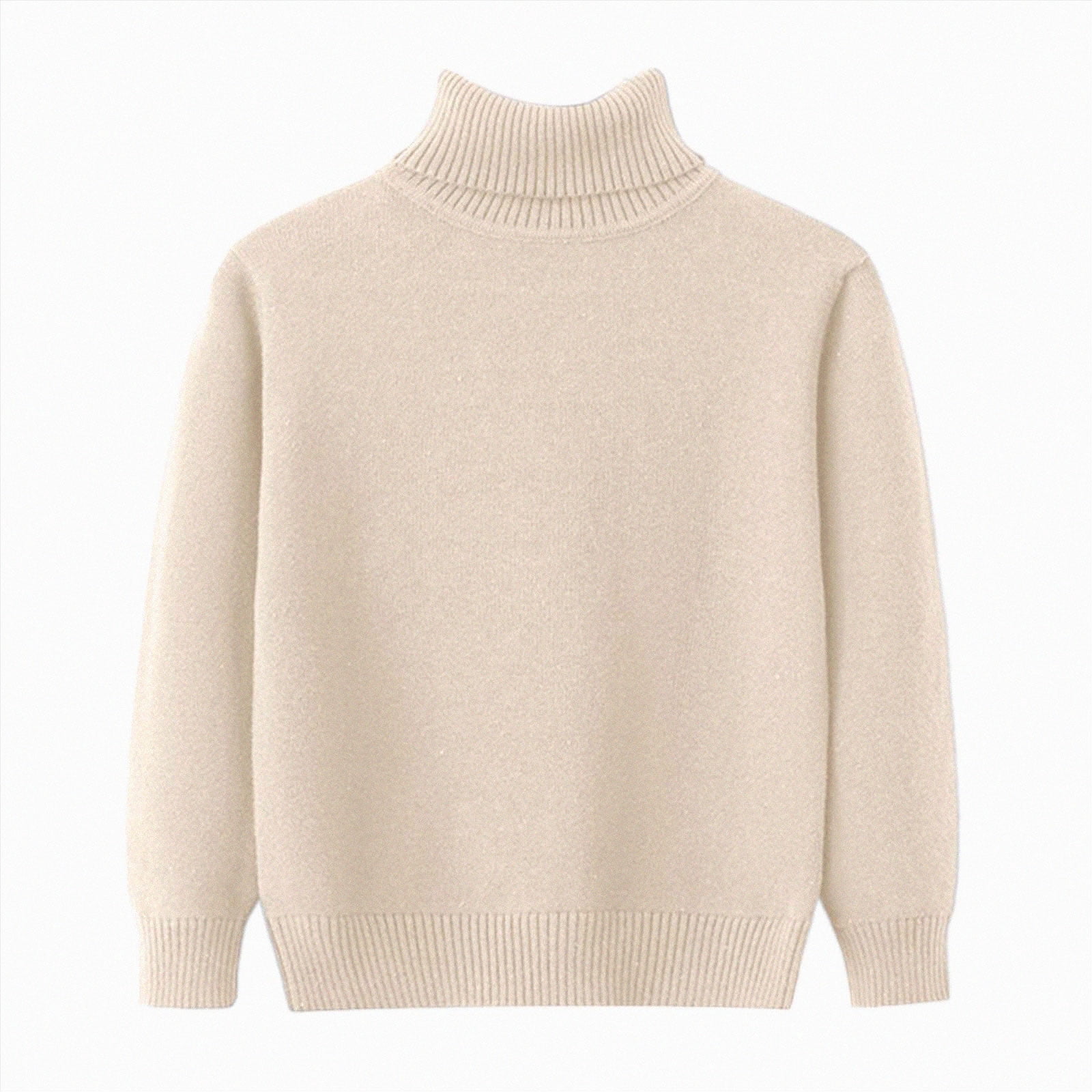 CAICJ98 Boys Girls Turtleneck Sweaters Cotton Cable Knit Long Sleeve ...
