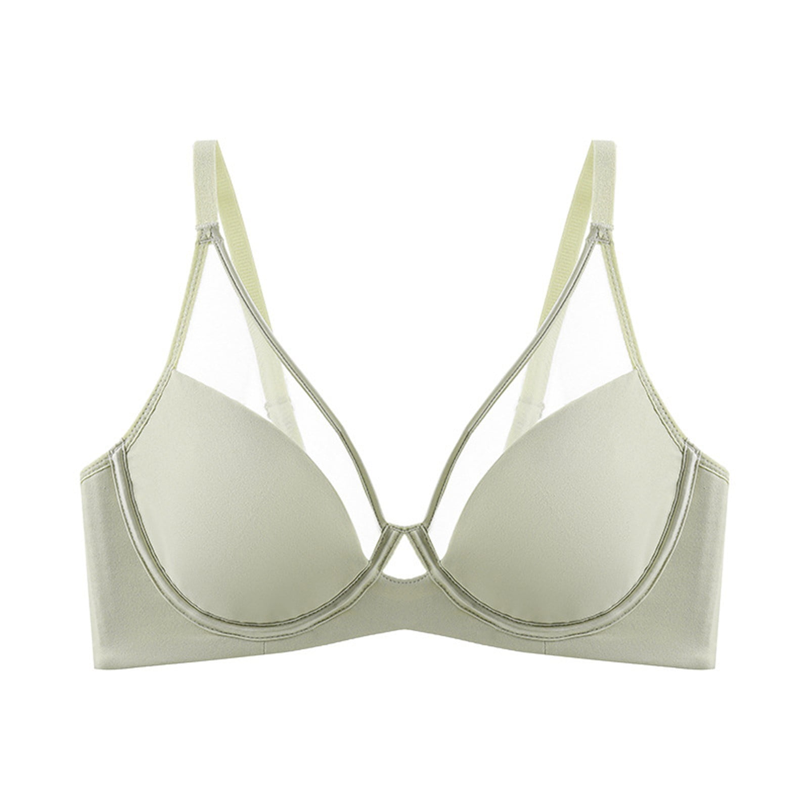 CAICJ98 Bras for Women No Underwire Wave Push Up Wireless Bra Seamless ...