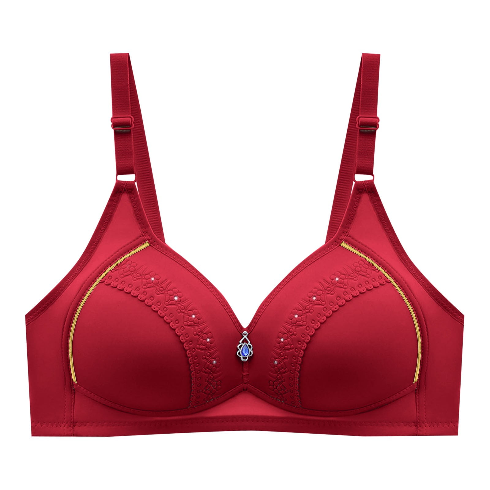 CAICJ98 Bras for Women Women's Front Closure Posture Bra Full Coverage ...