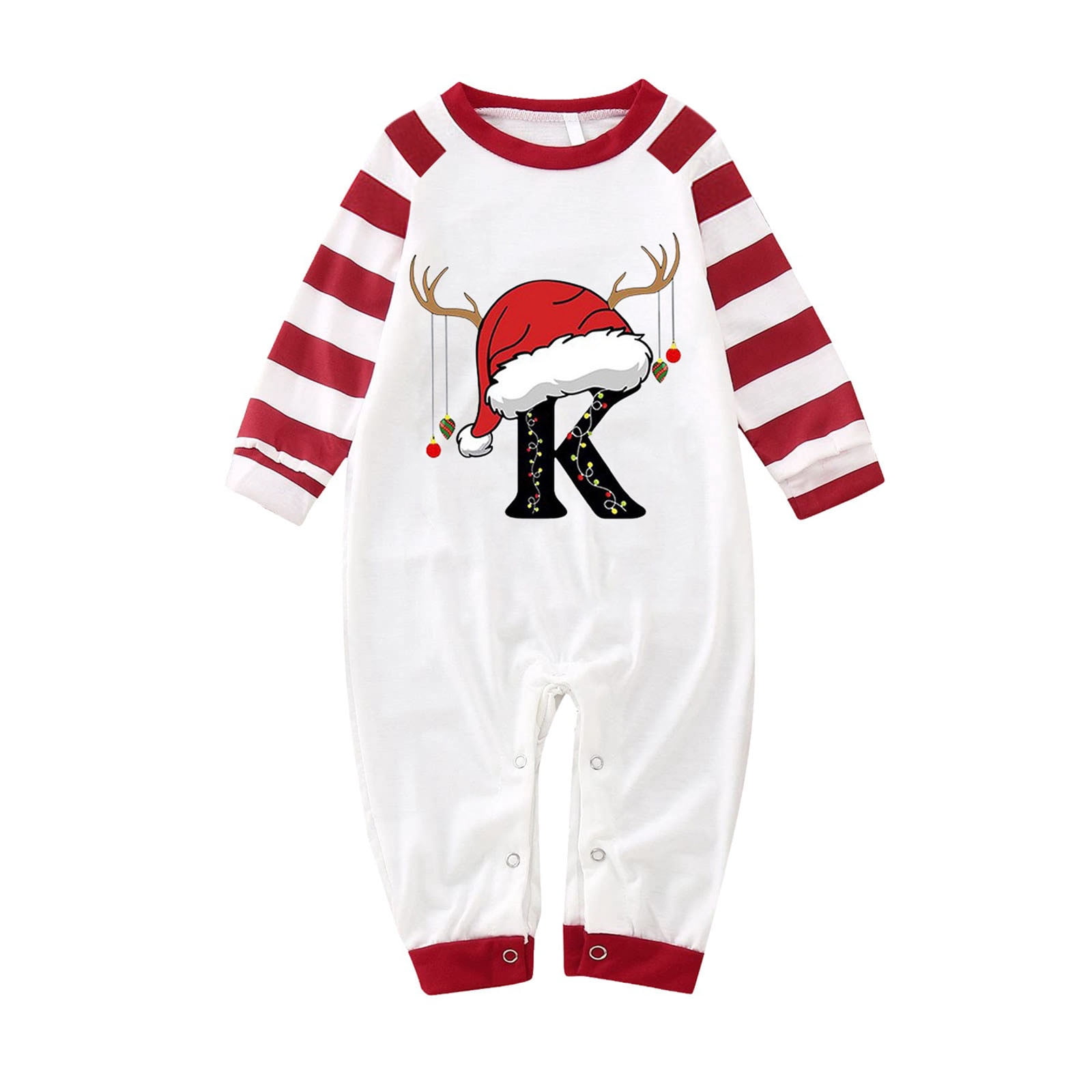 CAICJ98 Christmas Family Pajamas Matching Sets, Letter Print Holiday ...