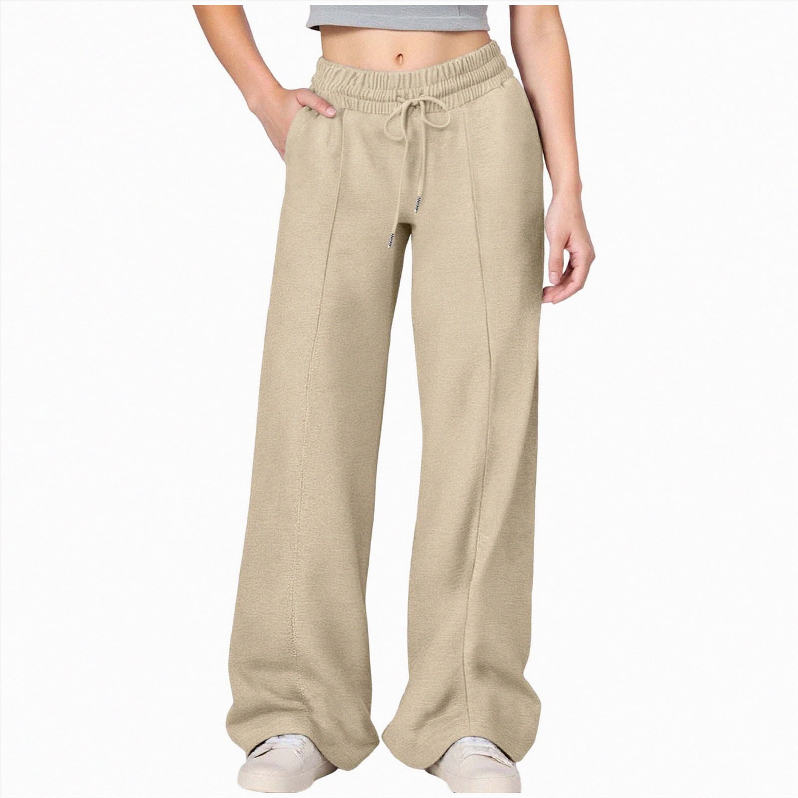 CAICJ98 Girls High Waisted Pants Girls Casual Girls Jogger Pants Kids ...
