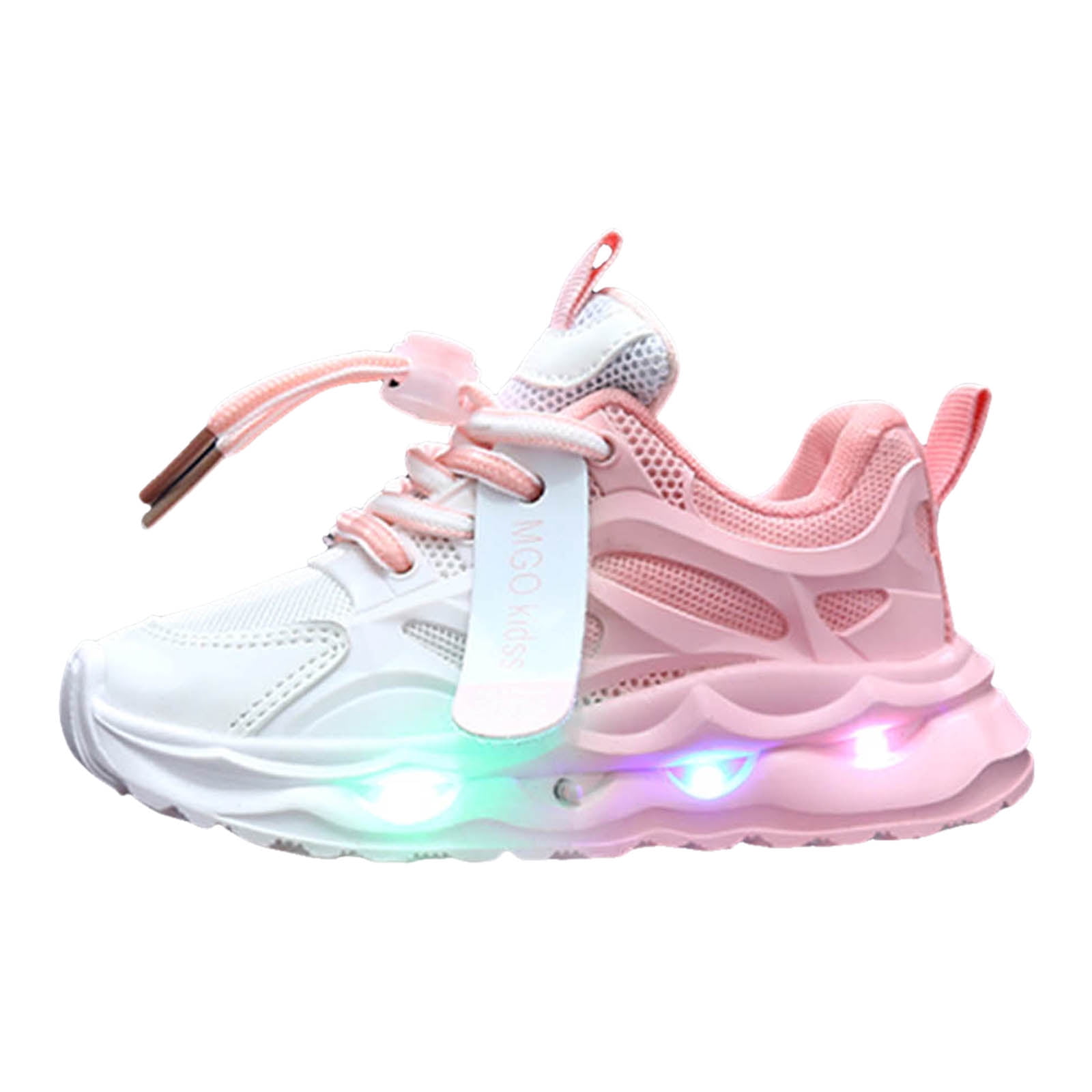 CAICJ98 Girls Light Up Sneakers Soft Flashing Led Running Shoes Cute ...