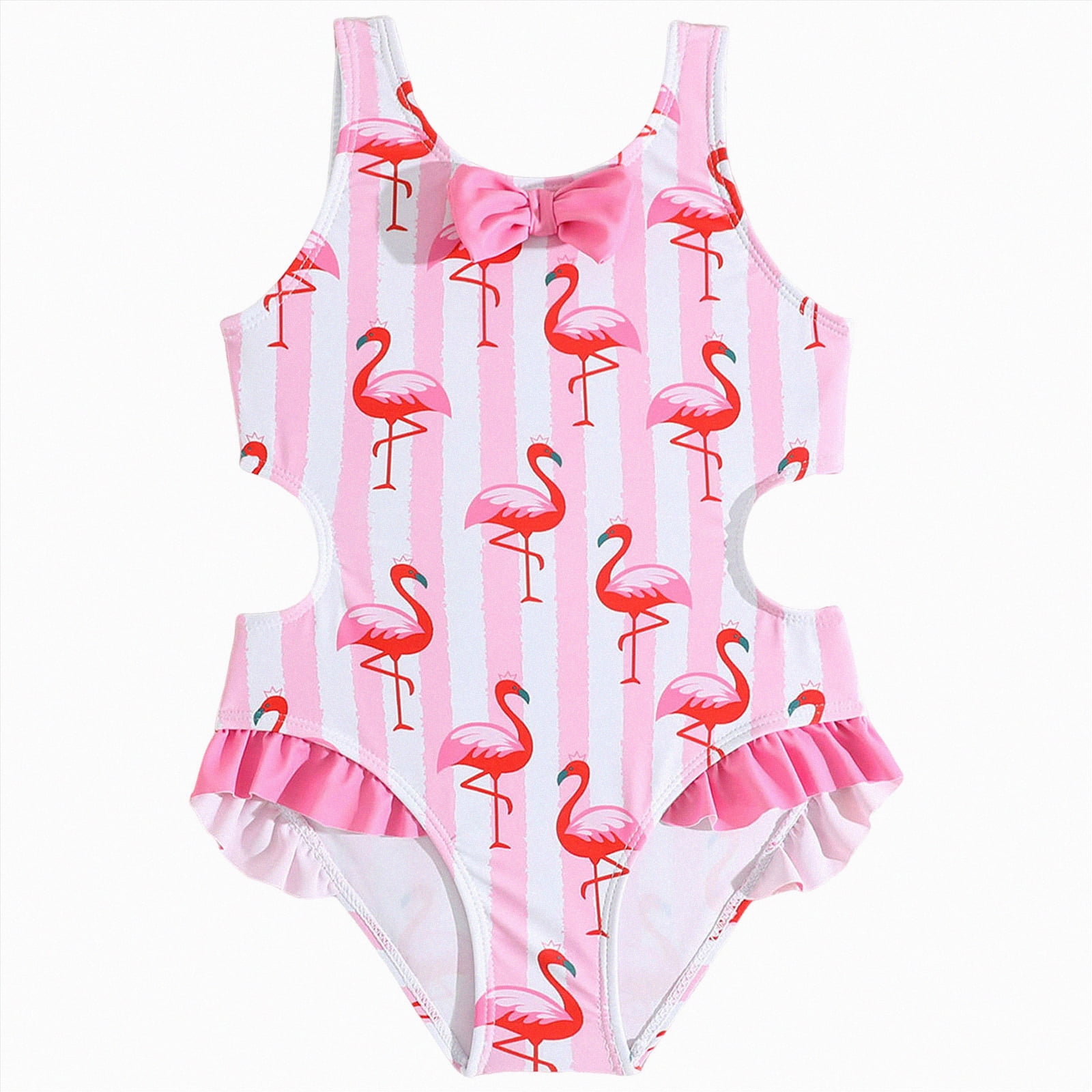 CAICJ98 Girls One Piece Swimsuit Cut Out Bathing Suits for Girls Summer ...